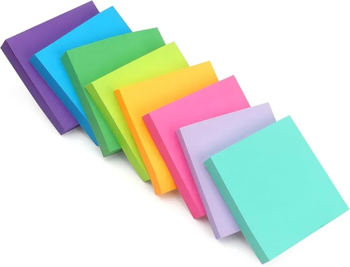 Sticky Note (3x3 inch) -100 sheet (Multi color) | Daraz.com.bd