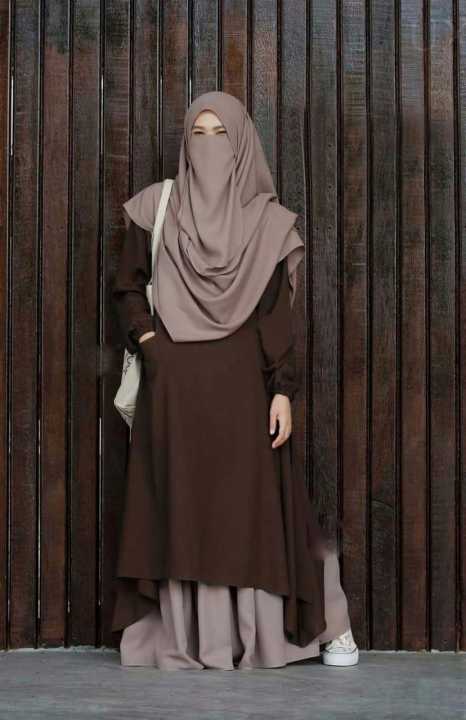 Women Abaya Borkha 4 Part Dubai Cherry Stylish Party Borkha Hijab ...