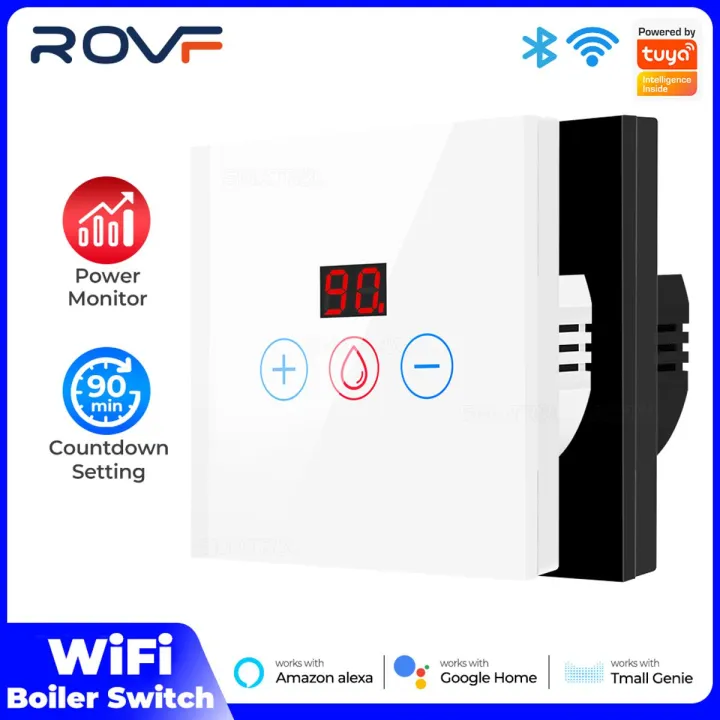 ROVF Tuya Smart Wifi Water Heater Switchs 20A Air Conditione Switch ...