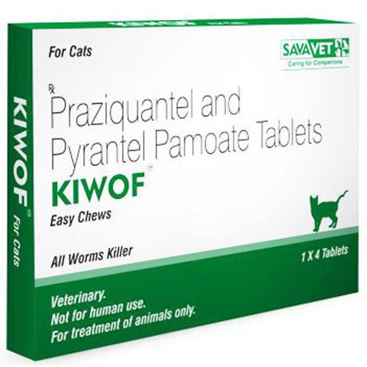 KIWOF Cat Tablet - Praziquantel and Pyrantel Pamoate Tablets-1pc ...