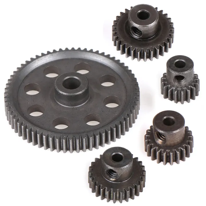 HSP Steel Metal Spur Differential Main Gear 17T/21T/26T/29T/64T Pinion ...