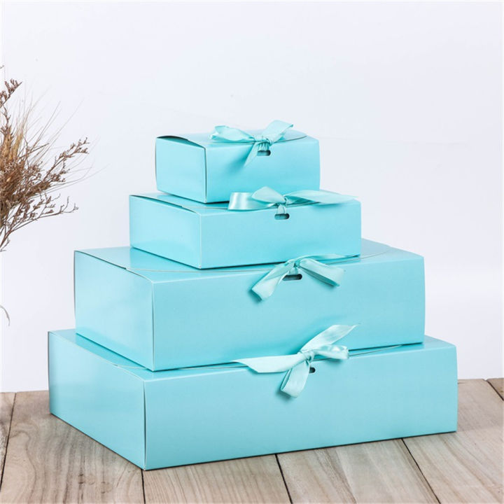 1pc Square Kraft Paper Box Cardboard Package Valentine's Day Gift Candy ...