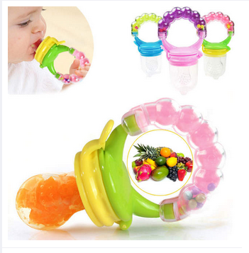 Stylish Rattle Ring Shape Handle Baby Soother Nipple Kids Toddler ...