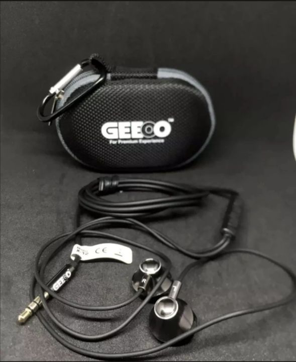 GEEO X20 strong Bass Ear Headphone With Box | Daraz.com.bd