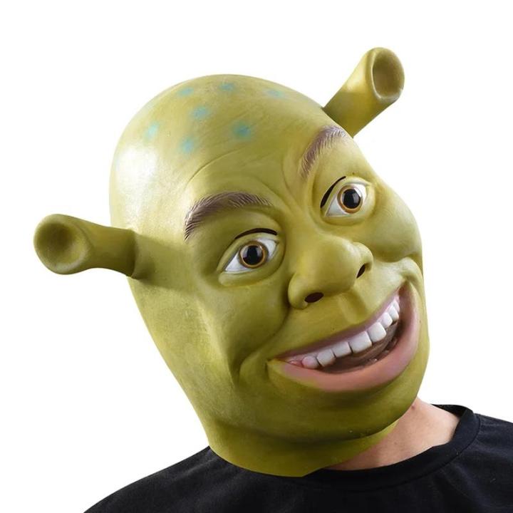 Halloween Mask Green Shrek Masks Movie Cosplay Masquerade Party Mascara ...