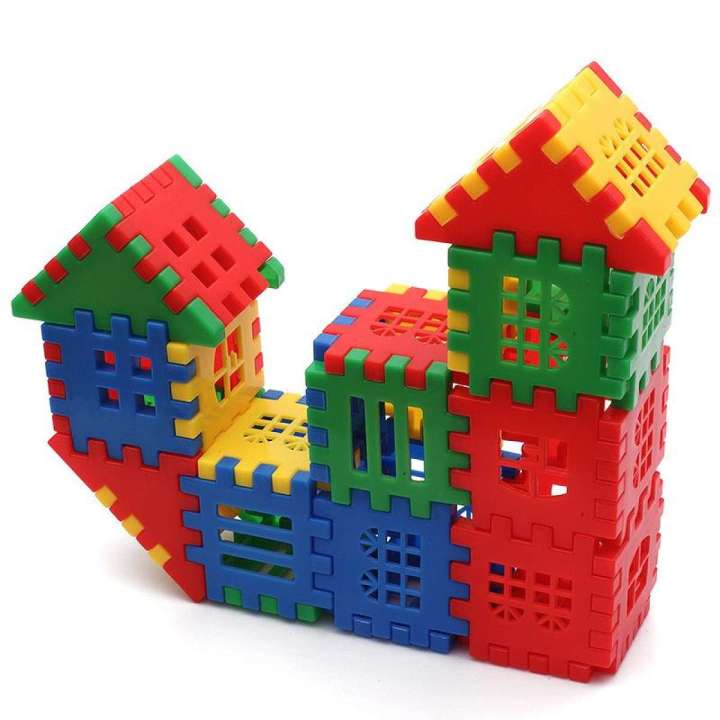 House Building Toy Block - Multicolor | Daraz.com.bd