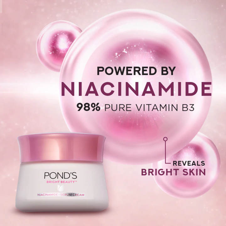 Ponds Bright Beauty Serum cream with niacinamide -50gm | Daraz.com.bd