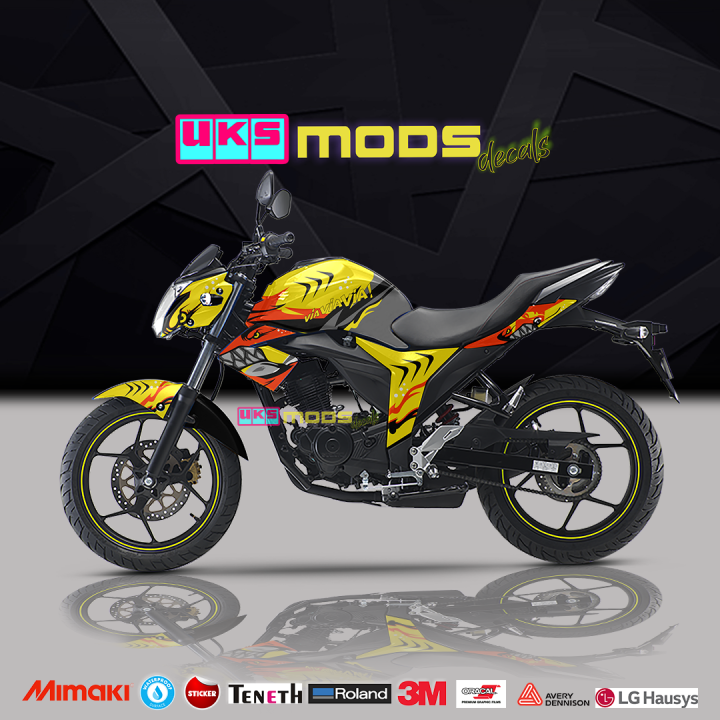 Gixxer Bike Full Body Modified Sticker | Daraz.com.bd