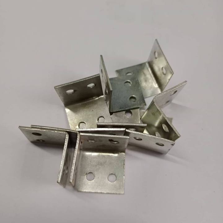 10 Pices 4 hole Small MS Corner Braces Angle Brackets Silver | Daraz.com.bd