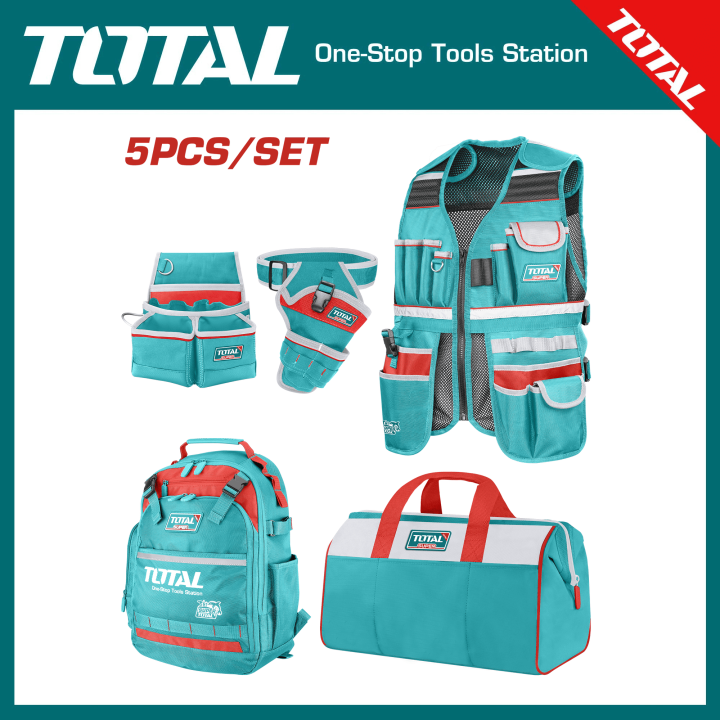 TOTAL TOS23090 5 PCS TOOLS BAG SET | Daraz.com.bd