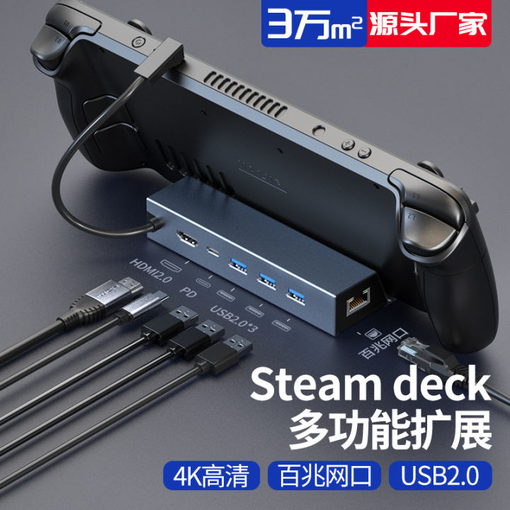 Yuthorite Steam Deck game console base docking station 6-in-1 4K HD ...