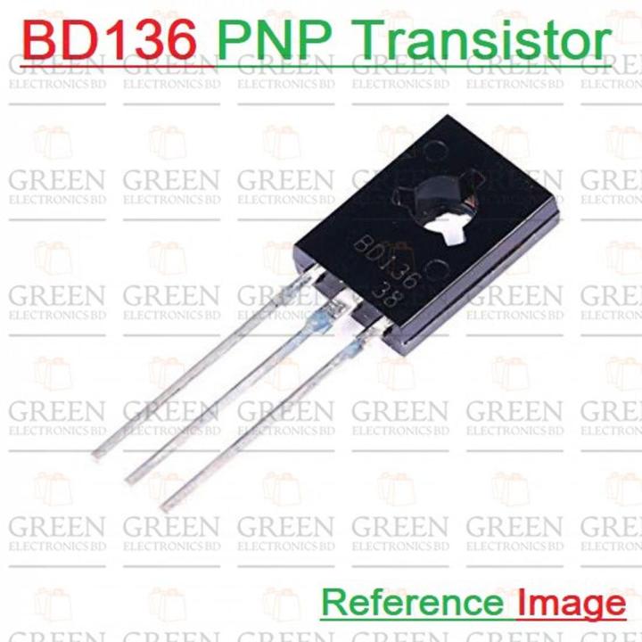 5Pcs BD136 Transistor BD 136 PNP Power Transistor Output 45V 1.5A TO ...