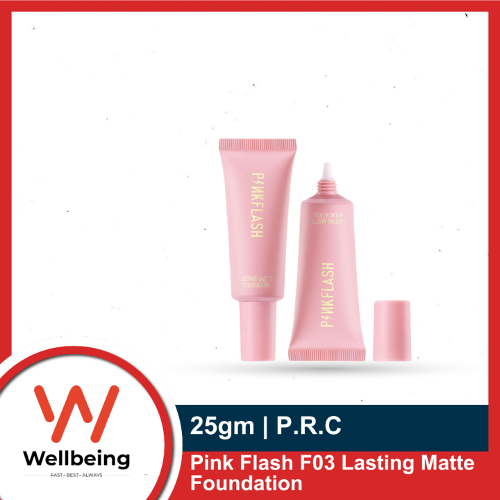 PinkFlash F03 Lasting Matte Foundation 25ml - All Shades Available ...