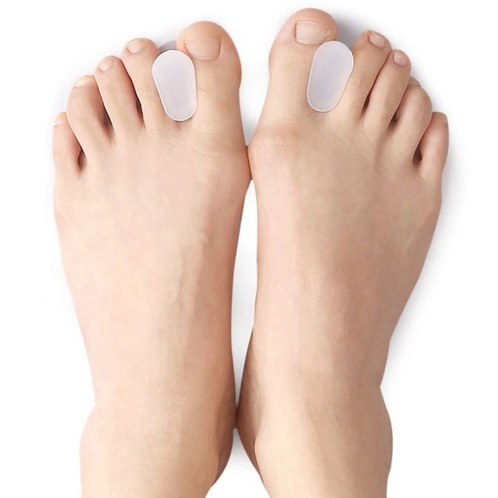 1Pair Toe Splitter Silicone Gel Separator Spreader Pain Relief ...