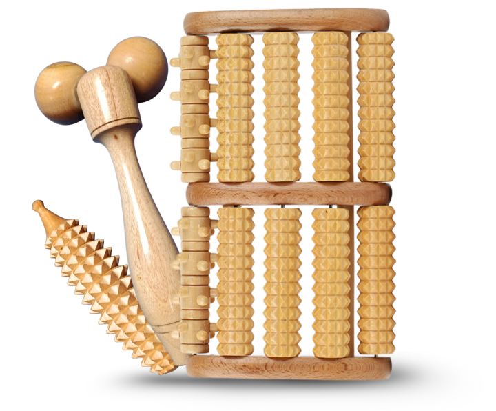 Full Body Wooden Massage Pack Relaxation & Blood Circulation Massager ...