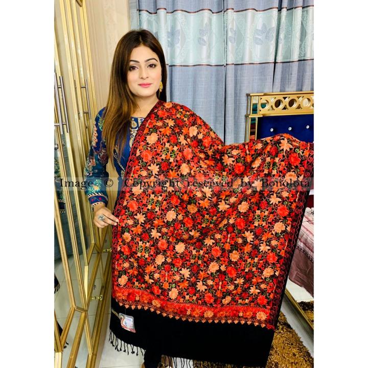 Kashmiri Poshmina shawl Women winter collection shal Avon Fabric ...