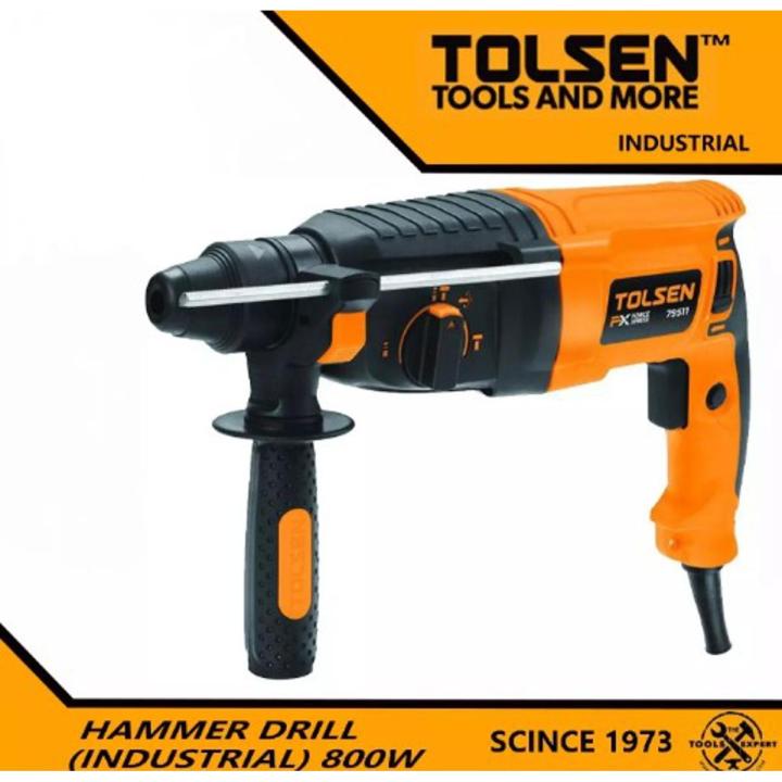 Hammer Drill Machine 800W 26Mm Sds-Plus Tolsen-79511 Industrial | Daraz ...