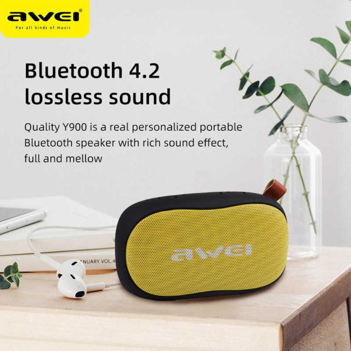 AWEI Y900 Mini Portable Wireless Bluetooth Speaker | Daraz.com.bd