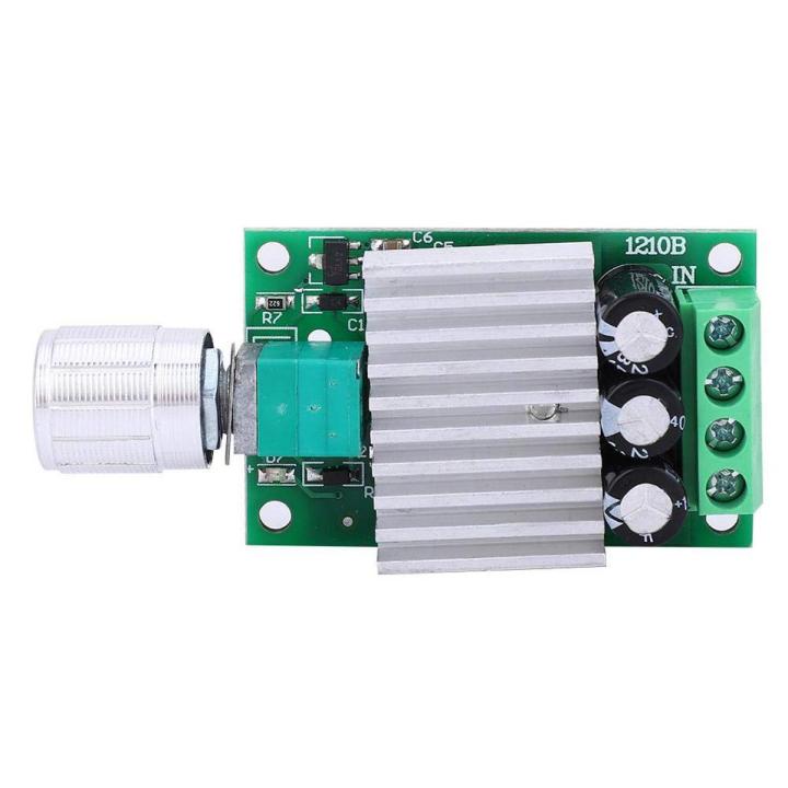 10A PWM DC Motor Speed Control Module, Speed Regulator Dimming Switch ...