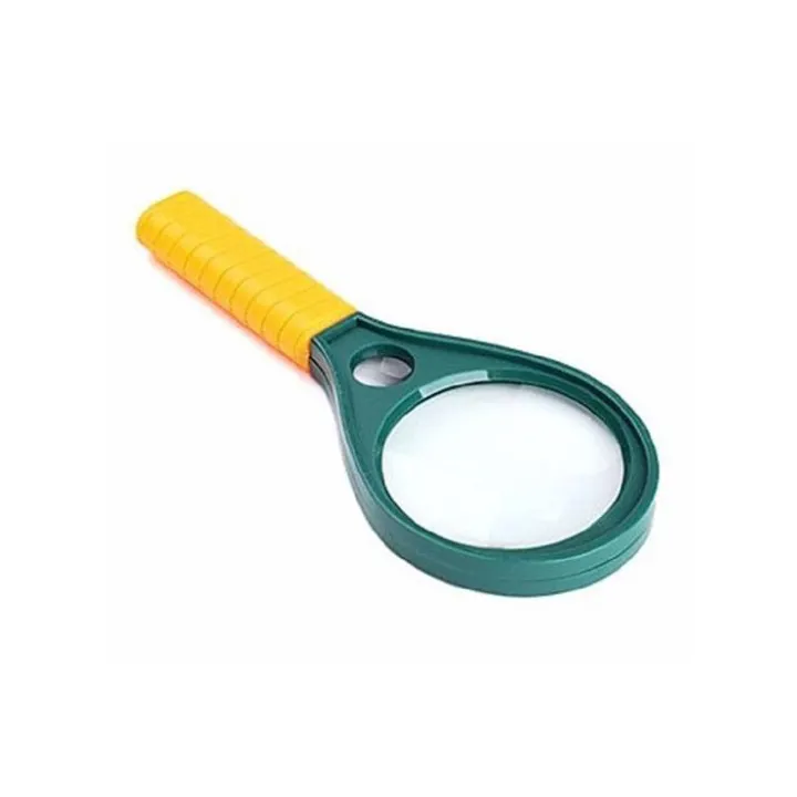 70 mm Powerful Magnifying Glass - Green and Yellow | Daraz.com.bd