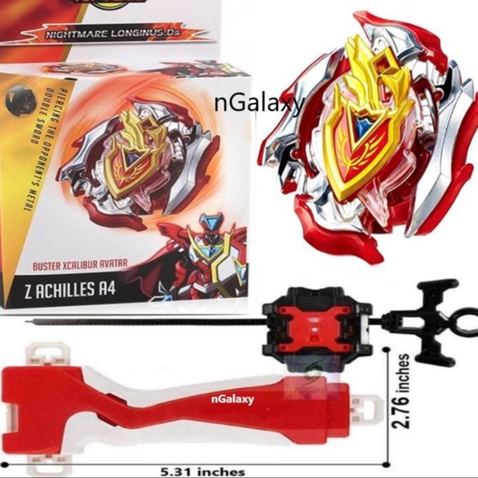 Beyblade Burst B-105 Z Achilles.11.Xt Starter Set with Battling String ...