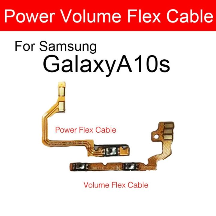 Power Volume Button Flex Cable For Samsung Galaxy A10s A107 Power Volume Key Side Flex Ribbon ...