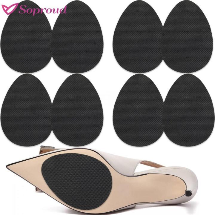 1pair Premium Rubber Non Skid Shoe Grips For High Heels / Durable Wear ...