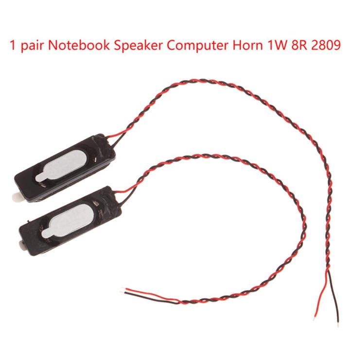 1 Pair 2809 1W 8Ohm Notebook Box Speaker Rectangular Internal Computer ...