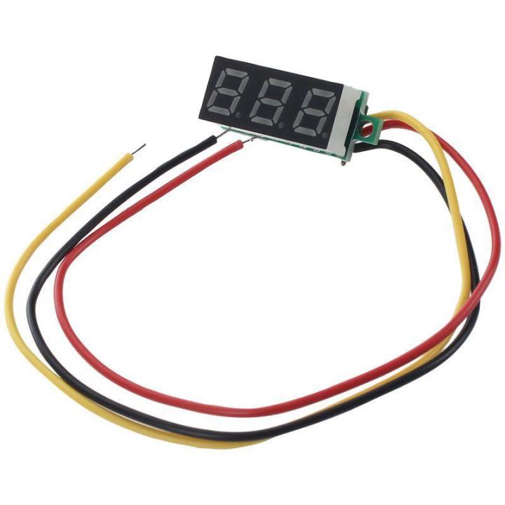 Mini Digital Voltmeter Voltage Meter Panel Volt Tester Detector Monitor ...