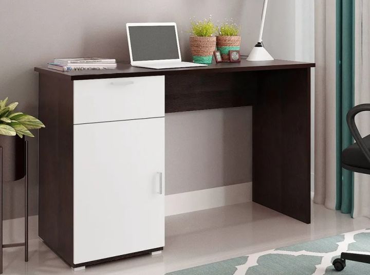 Office executive Desk with Drawers and Storage Writing Table /Computer ...