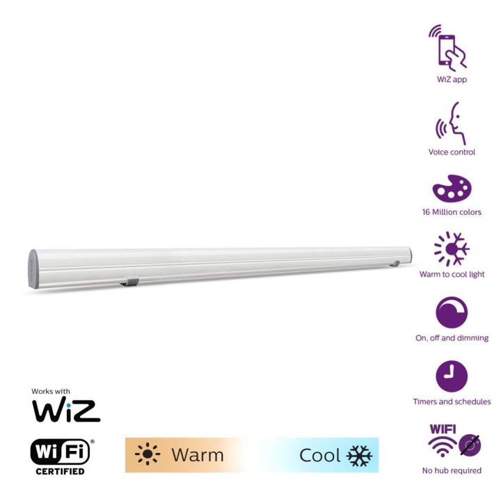 Philips Smart Wi-Fi 24W 2600lm LED batten (WhiteTune) 2 Pieces | Daraz ...