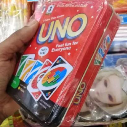 UNO Classic family fun luxury version card game in plastic box | Daraz ...