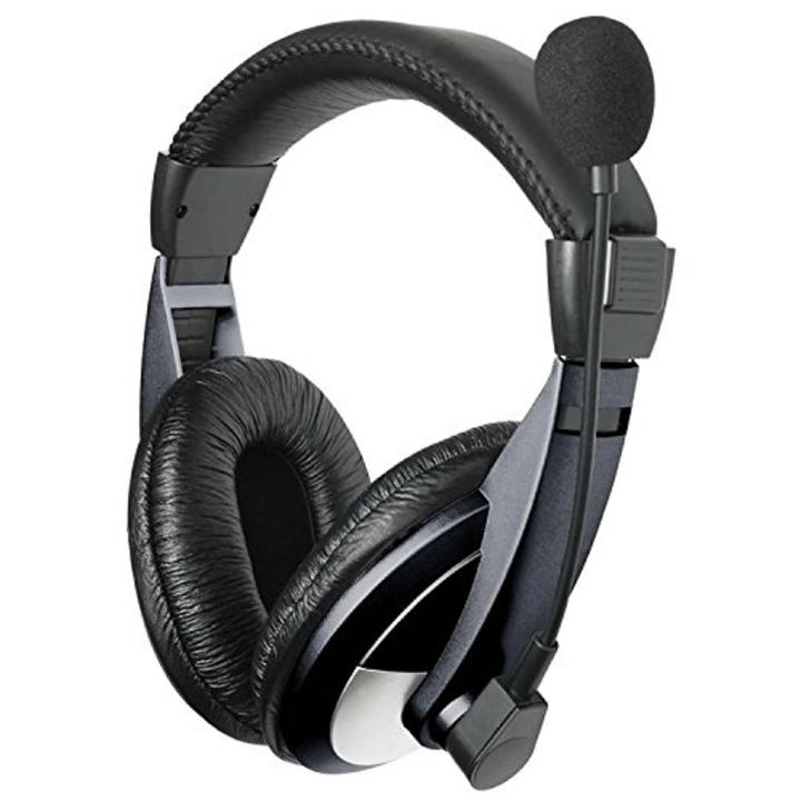 Astrum HS120 / HS125 Dual Plug Large Stereo Headphones with Mic Large ...