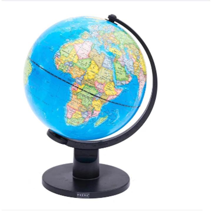 25 cm Blue Ocean World Globe Map With Swivel Stand Geography ...