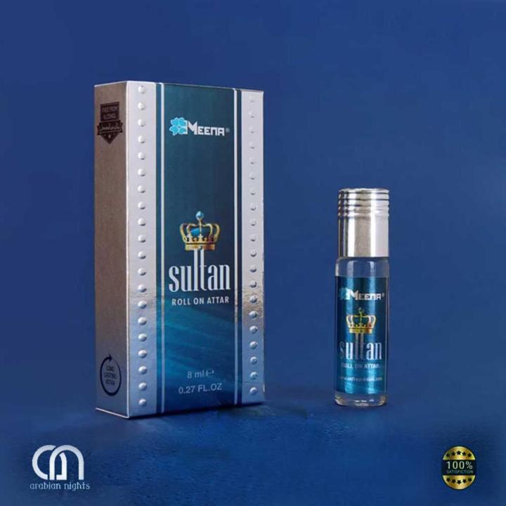 Sultan -Premium Roll On Attar For Men -8ML-Made In India | Daraz.com.bd
