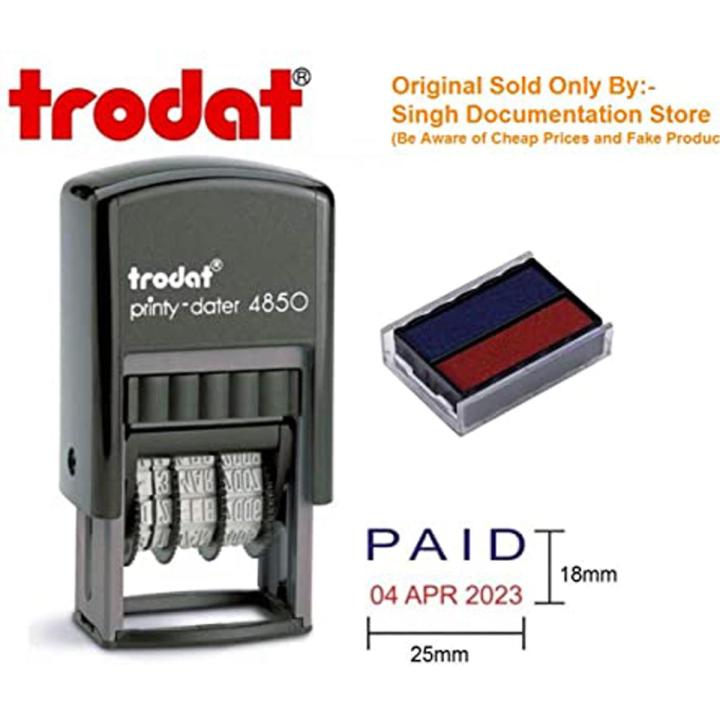 Date Auto Stamp || Auto Stamp Seal || Dater Stamp || Type 4850 Date ...