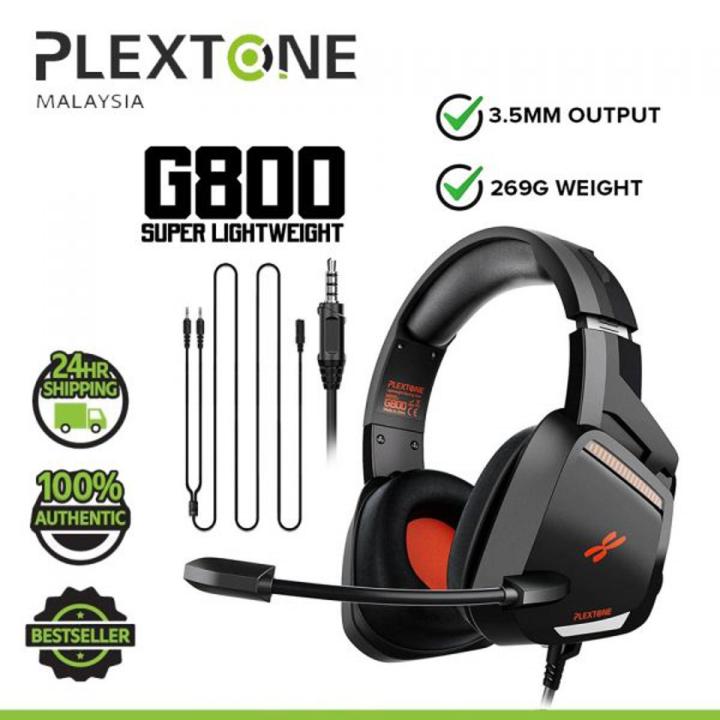স্মার্টফোন পিসির জন্য মাইকের সাথে plextone g800 অতিরিক্ত বেইস 3.5mm ...