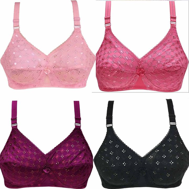 4 Peace full Chicken cotton bras for women and girls | Daraz.com.bd