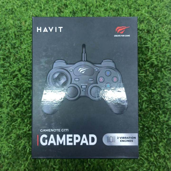 HAVIT GAMENOTE G171 Dual Vibration Engines Wired Gamepad - Create For ...