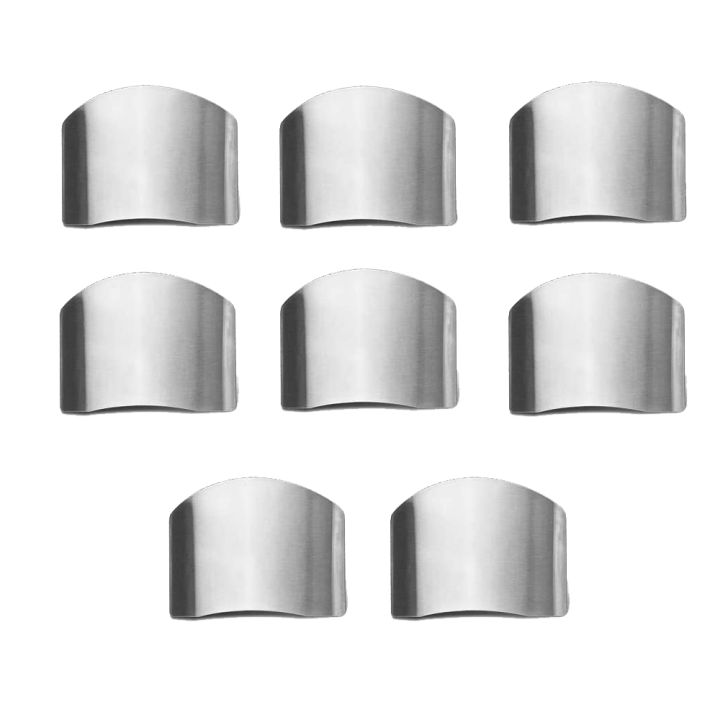 8 Pcs Stainless Steel Finger Guard,Finger Protector Hand Guard Avoid ...