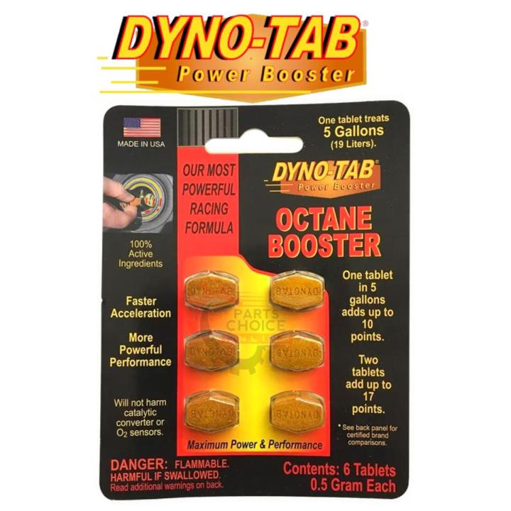 DYNOTAB OCTANE IMPROVER 6-TAB 1CARD (MADE IN USA) | Daraz.com.bd