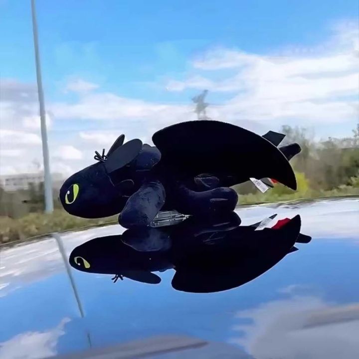 Creativity Flying Dragon Toothless Car Decoration Animation Peripheral ...
