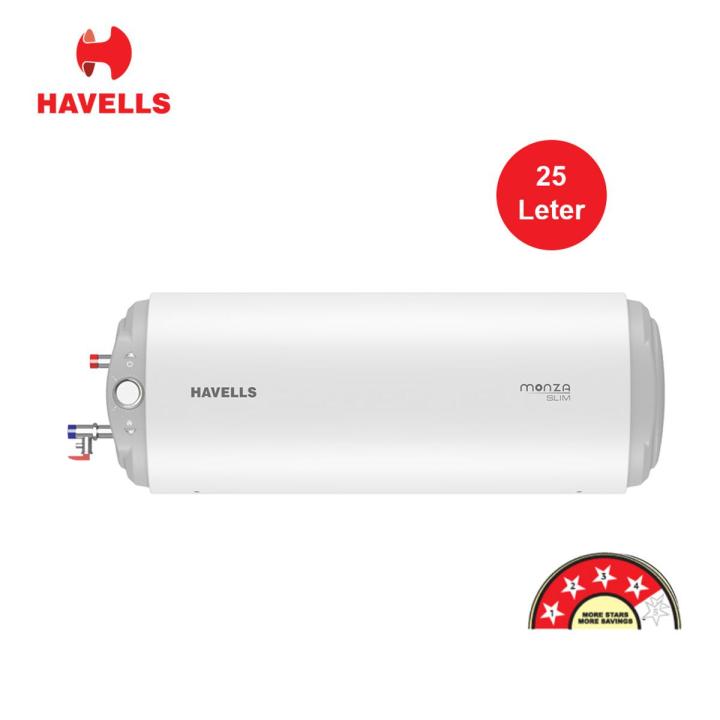 Monza Slim Horizontal Geyser 25 Ltr - White | Daraz.com.bd