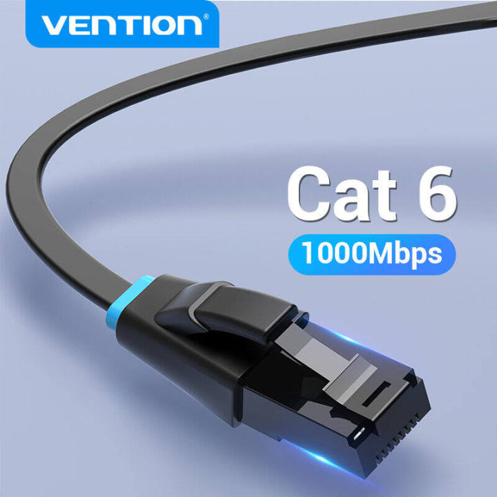 Vention Cat 6 Ethernet Cable Flat Lan Cable 1000Mbps UTP RJ45 CAT 6 ...