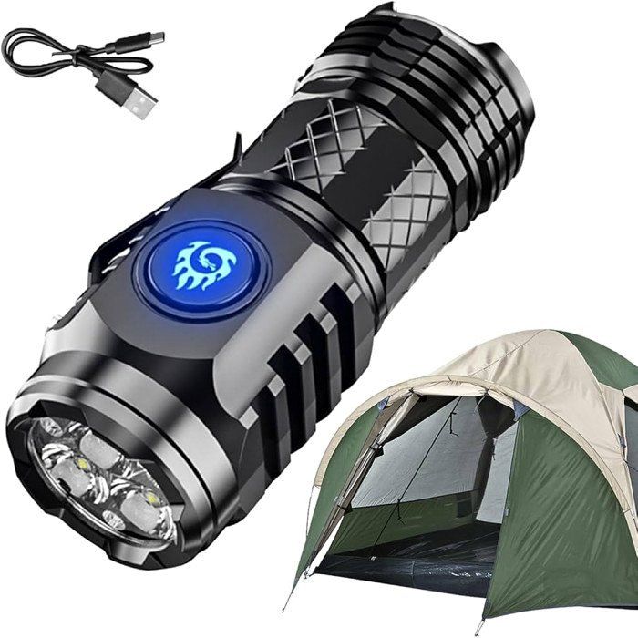 Flashlight USB Torch | Daraz.com.bd