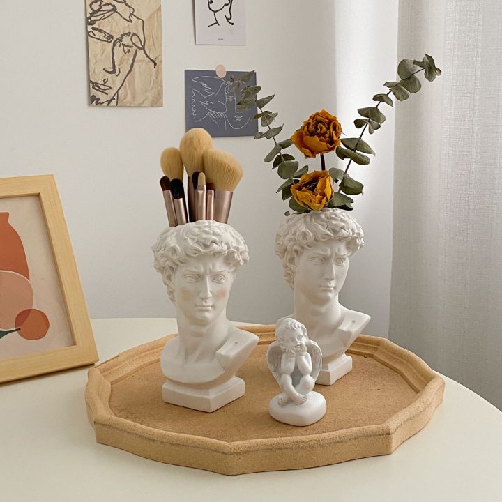 Modern Nordic Style Creative Portrait Vase Human Head Flower Vases ...