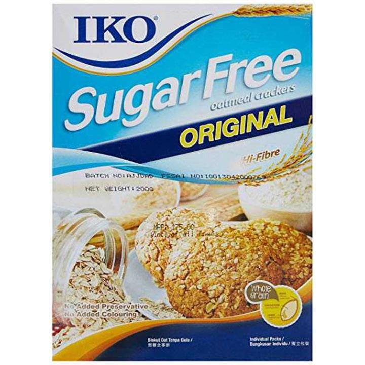 IKO Sugar Free Biscuit Oatmeal Crackers - 178gm ( Malaysia) | Daraz.com.bd