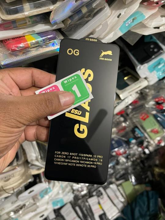 OG Glass Protector For Tecno Spark 10 Pro, kI7 Screen Gorilla | Daraz ...