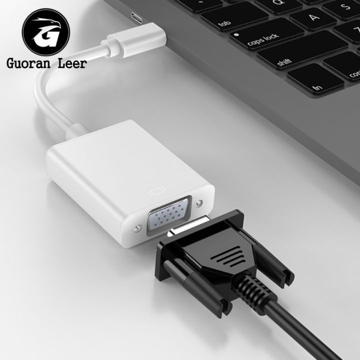 USB C To VGA Cable Adapter Type C To VGA Converter Adapter Cable For TV ...