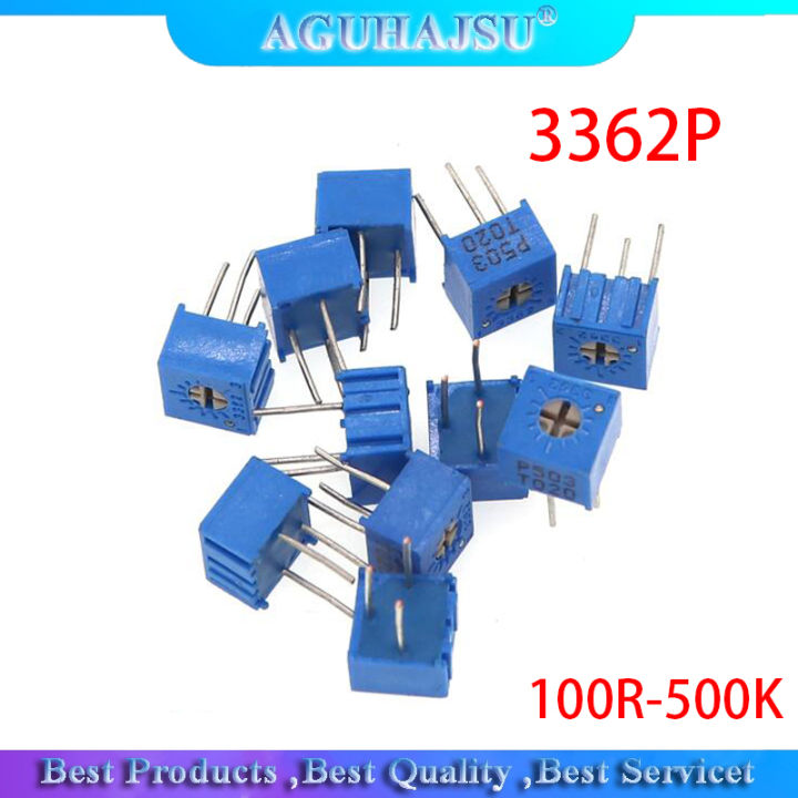 10pcs 3362P series resistance 101 201 501 102 202 502 103 Trimpo ...